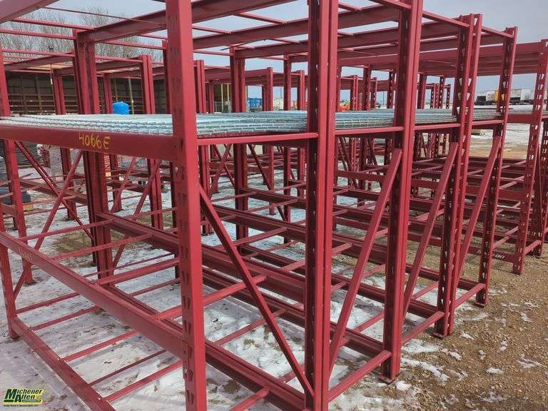 4 Bulk Storage Racking Units - Michener Allen Auctioneering Ltd