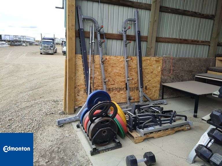 Hammer Strength Squat Rack with Plates - Qty 1 - Michener Allen ...