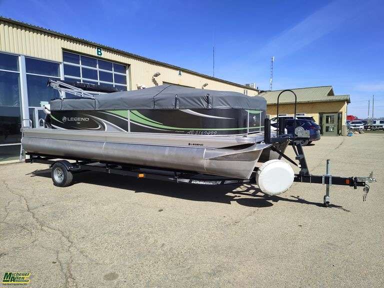 2016 Legend Fishtail Pontoon Boat w/ Karavan Trailer vin ...