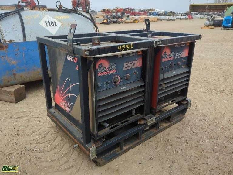 2 Red-D-Arc E500 Welders - Michener Allen Auctioneering Ltd
