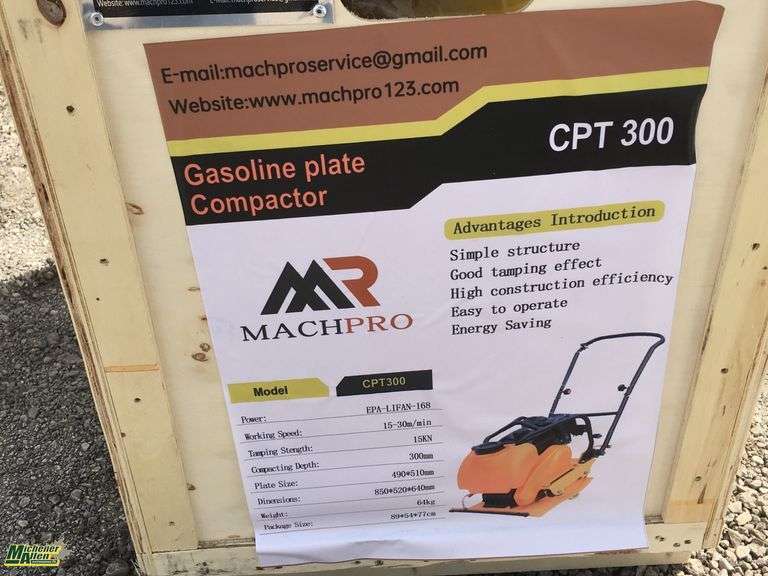 Unused MachPro Plate Compactor - Michener Allen Auctioneering Ltd