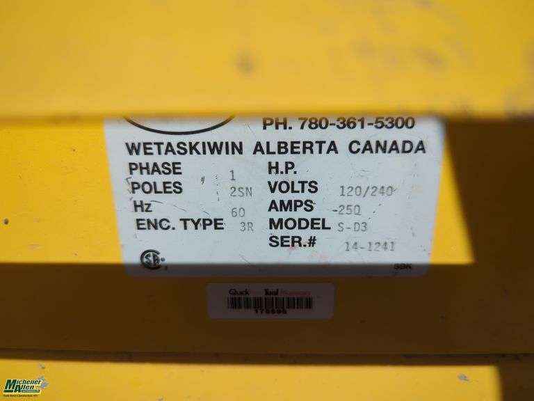 Dandy Temporary Power Table - Michener Allen Auctioneering Ltd