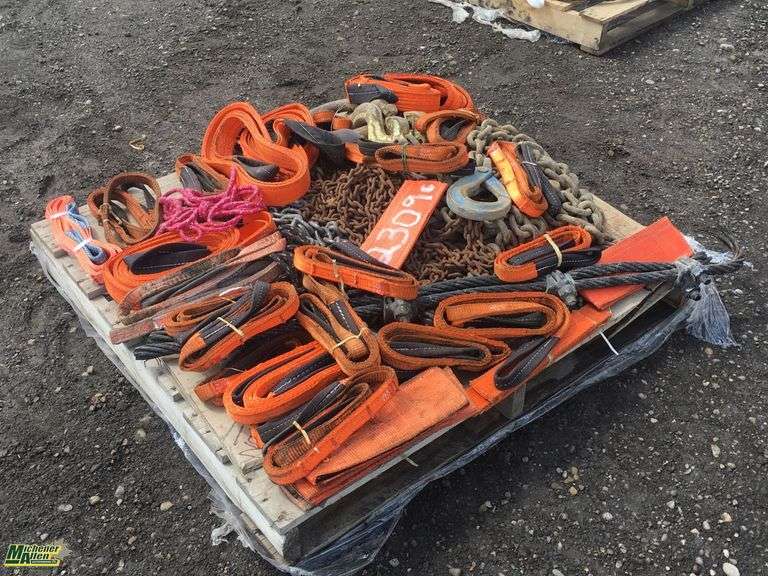 Pallet of Assorted Rigging - Michener Allen Auctioneering Ltd