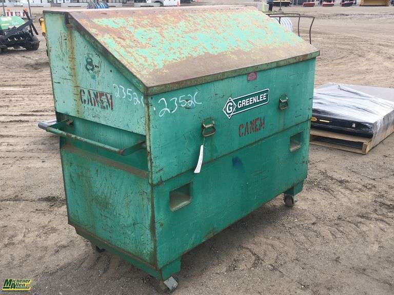 Greenlee Job Box - Michener Allen Auctioneering Ltd