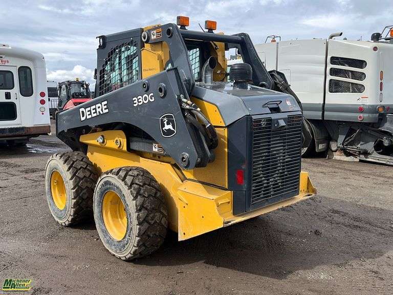 2019 John Deere 330G Rubber Tired Skidsteer - Michener Allen Auctioneering Ltd