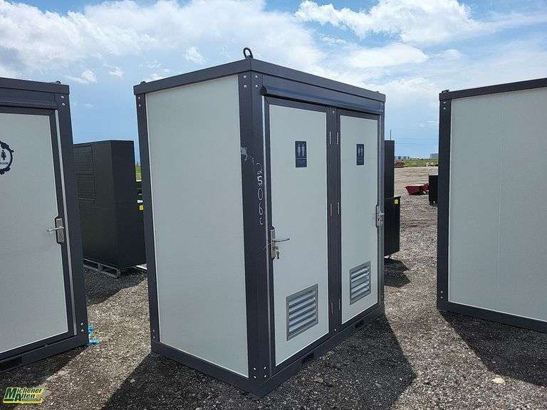 Unused Bastone Portable Double Restroom Skid - Michener Allen ...