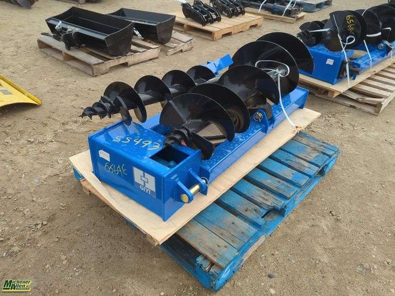 2024 Unused Giyi Skid Steer Auger with 3 Bits - Michener Allen ...