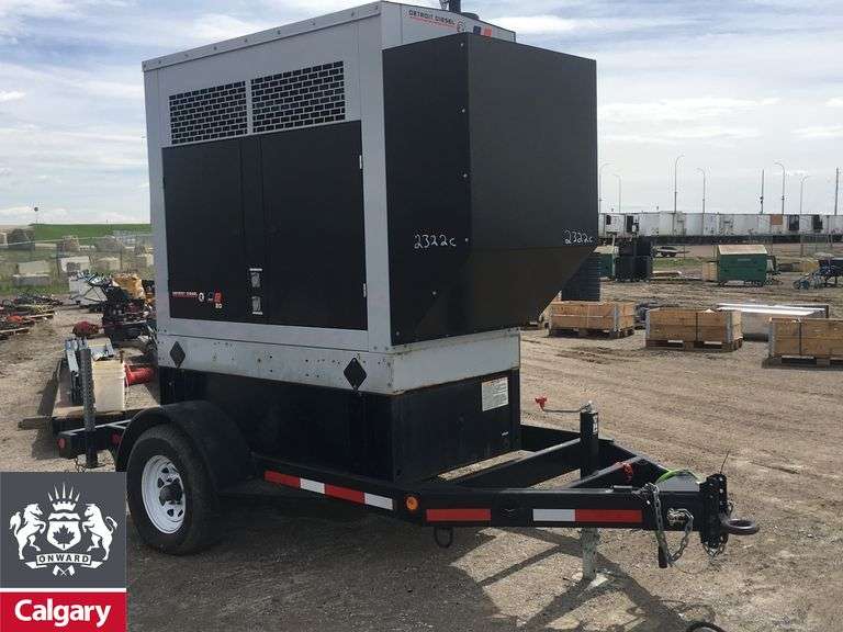 Detroit Diesel Generator Trailer - Michener Allen Auctioneering Ltd
