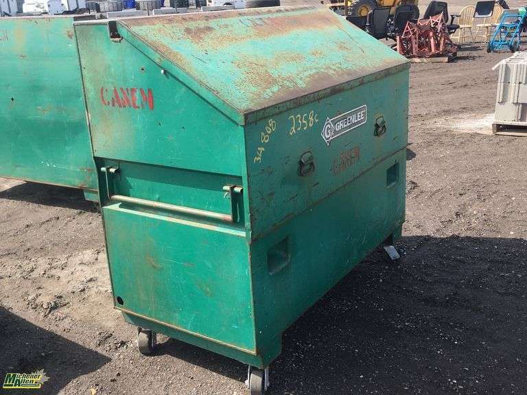 Greenlee Job Box - Michener Allen Auctioneering Ltd