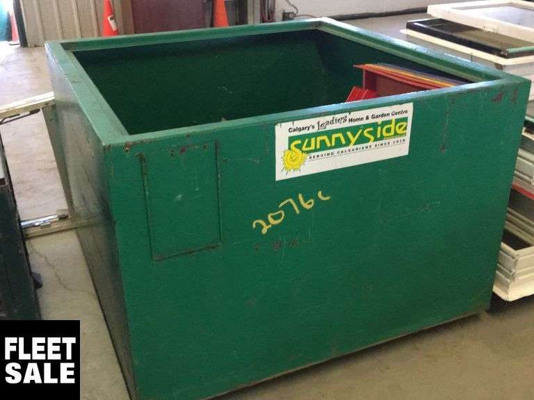 Steel Crate Containing Assorted Bolt Bins, 6 1/2 Sets of Steel Wheel ...