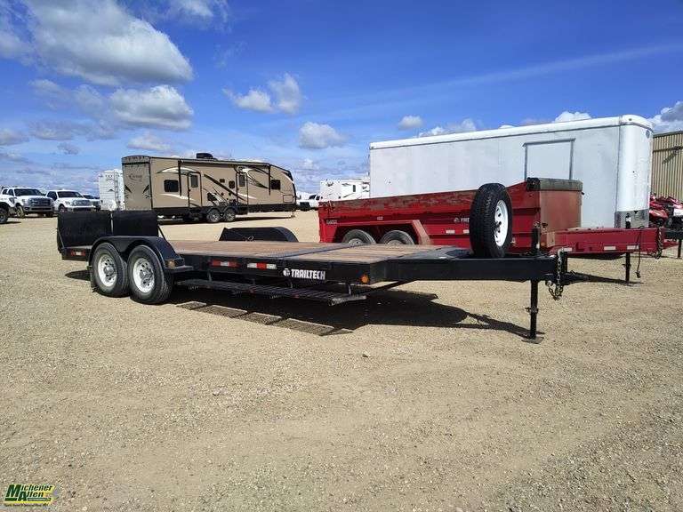 2014 Trailtech Trailers L270-20 T/A 20ft Equipment Trailer - Michener ...