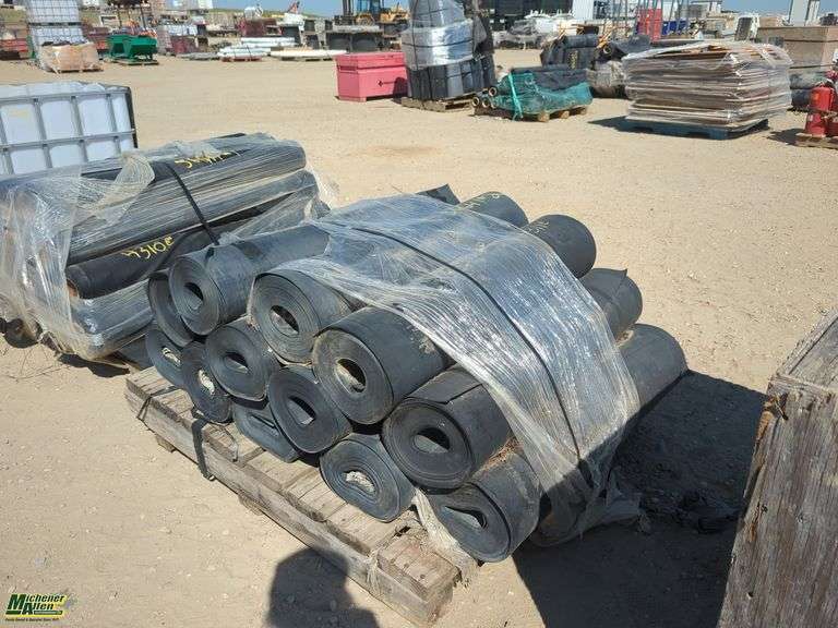 Rolls of Pipe Rock Guard - Michener Allen Auctioneering Ltd