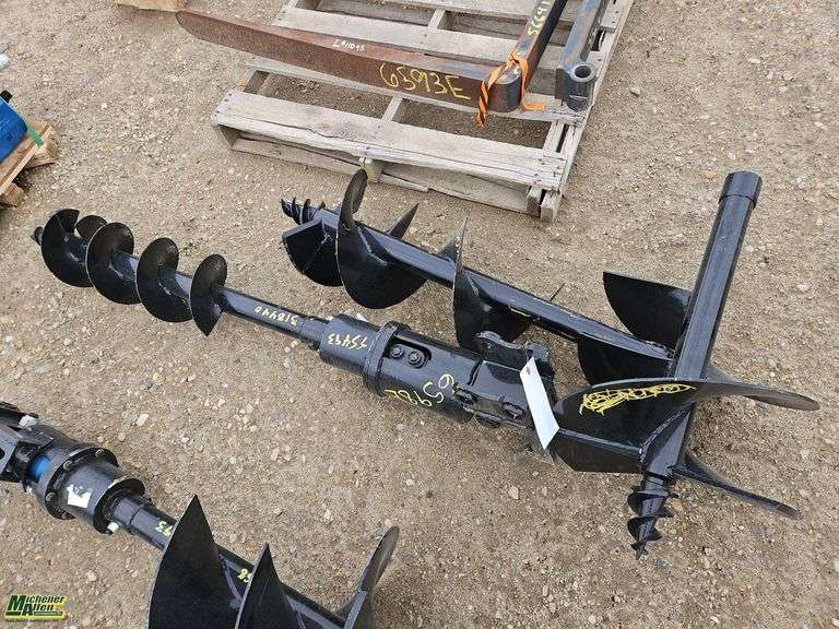 2024 Unused Captok 8" Mini Excavator Auger with Extra 12" & 16" Bits - Michener Allen ...