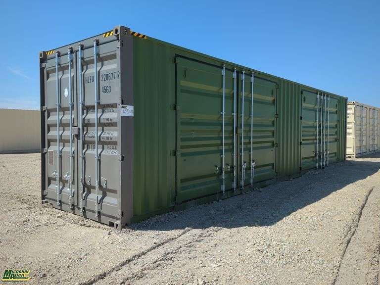 40' High Cube 3 Door Single Use Sea Container - Michener Allen ...