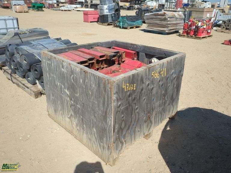 Crate of 2"x4" Steel Square Tubing - Michener Allen Auctioneering Ltd