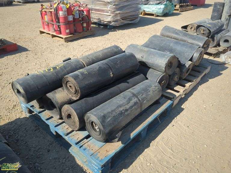 Rolls of Pipe Rock Guard - Michener Allen Auctioneering Ltd