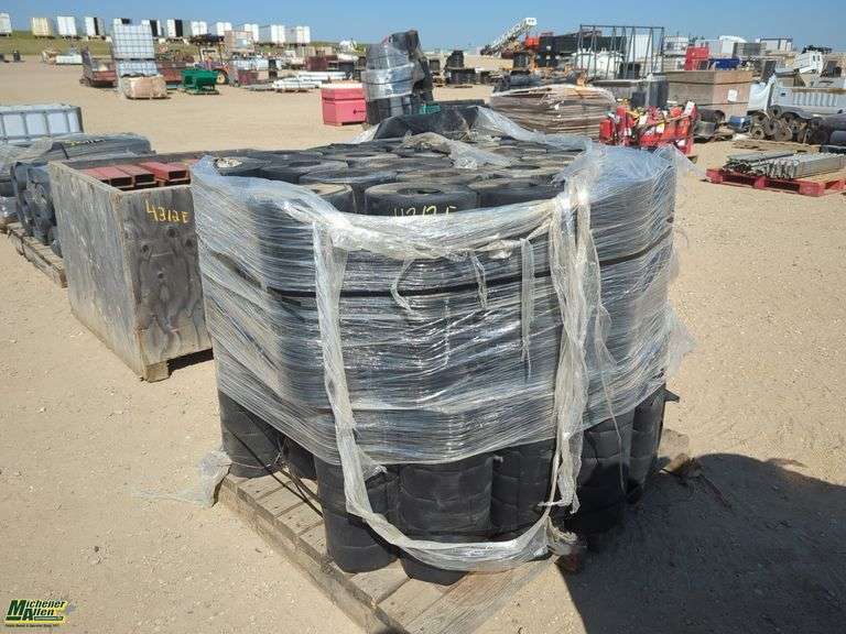 Rolls of Pipe Rock Guard - Michener Allen Auctioneering Ltd