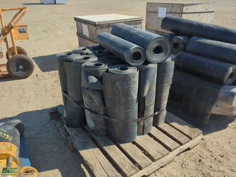 Rolls of Pipe Rock Guard - Michener Allen Auctioneering Ltd