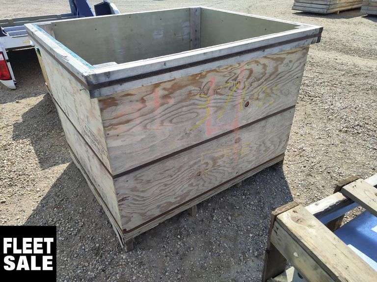 Crate of Ready Rod and 4"x4" Steel Plates - Michener Allen ...