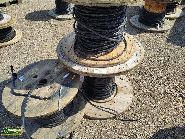 Spools of Tech Cable - Michener Allen Auctioneering Ltd