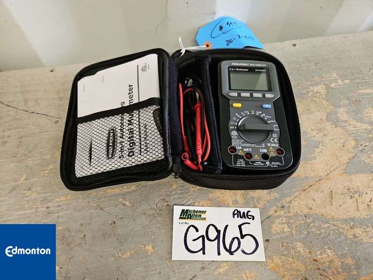 ProPoint 5in1 Multimeter - Qty 1 - Michener Allen Auctioneering Ltd