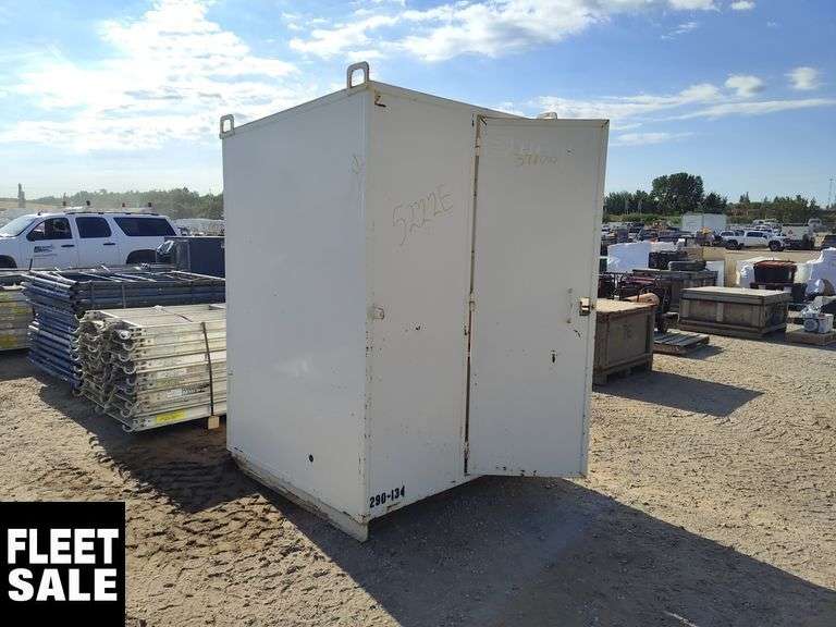 Metal Blueprint Shack - Michener Allen Auctioneering Ltd