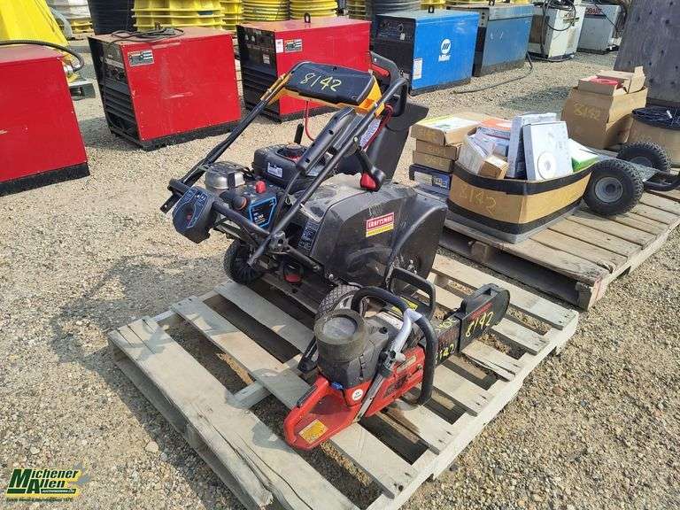 Cutters Edge Fire Rescue Saw 6.24 HP CE-2172-RS & Craftsman Snowblower ...