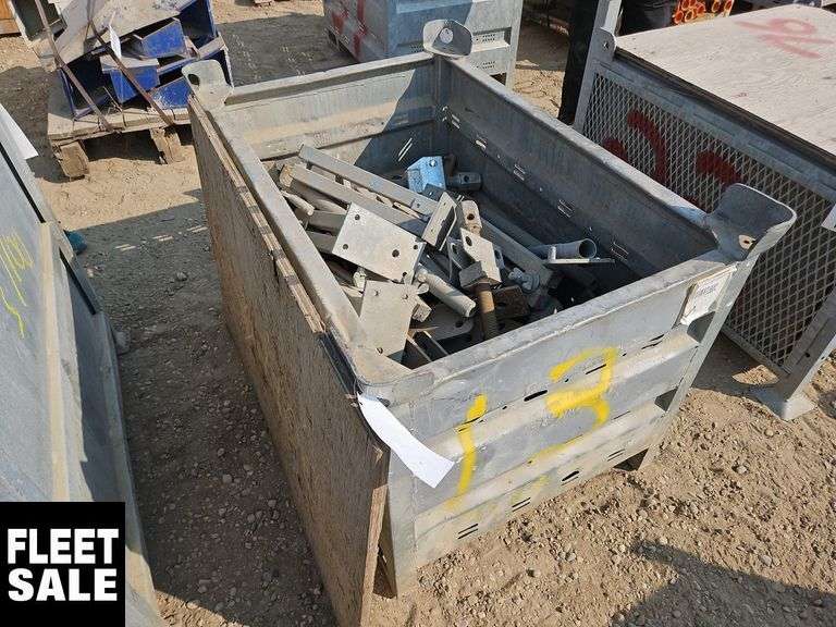 Crate of Galvanized Tie Rods - Qty 1 - Michener Allen Auctioneering Ltd