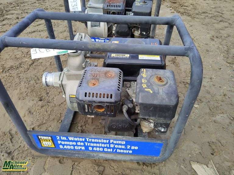2" Water Transfer Pump - Qty 1 - Michener Allen Auctioneering Ltd