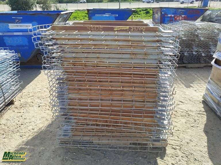 Warehouse Racking Mesh Decks - Michener Allen Auctioneering Ltd