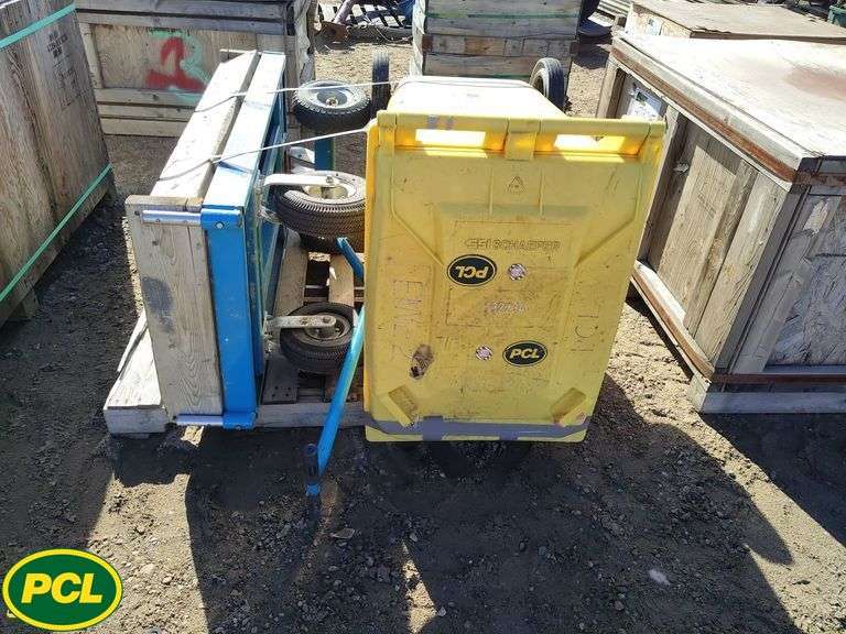 Pallet with Spill Kit, Platform Cart - Michener Allen Auctioneering Ltd