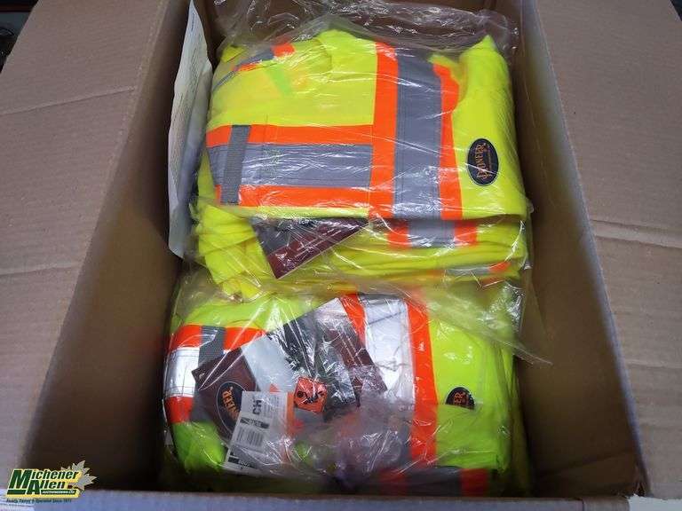 Pioneer Hi Vis Yellow Bib Overalls Sizes XS, S, M, XL - Qty 18 (See Lot ...