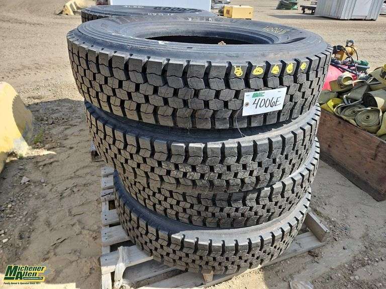 Firestone FS591 11R24.5 Tires - Qty 1 - Michener Allen Auctioneering Ltd