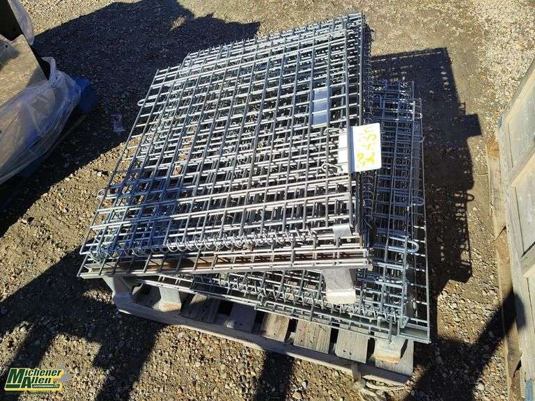 Pallet of 3 Mesh Crates - Qty 1 - Michener Allen Auctioneering Ltd