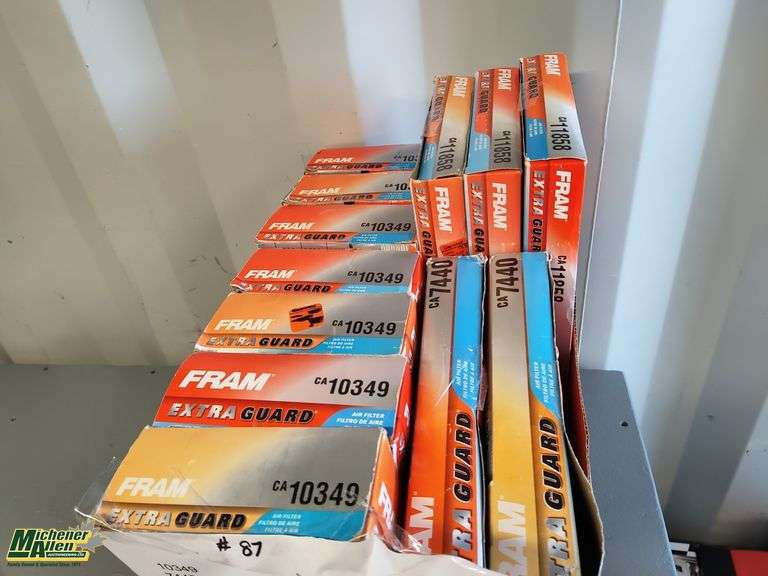Box of Fram Brand Nissan Air Filters (Assorted sizes, 12 total) - Qty 1 ...
