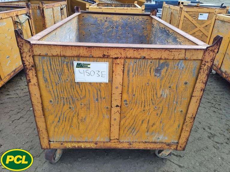 Reinforced Material Cart on Casters - Qty 1 - Michener Allen ...