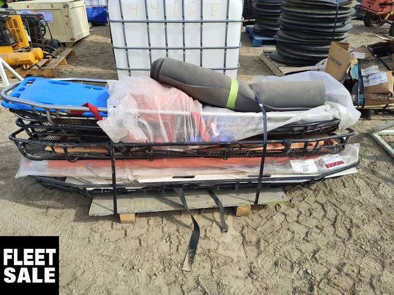 Pallet of Stretchers, Back Boards, Roll of Foam - Qty 1 - Michener ...