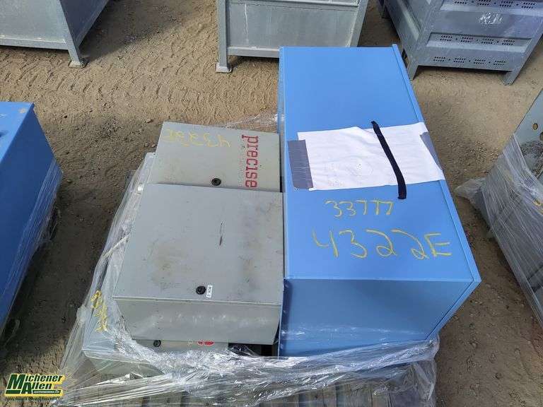 Pallet of Small Enclosure Boxes, Big Blue Enclosure Box - Qty 1 ...