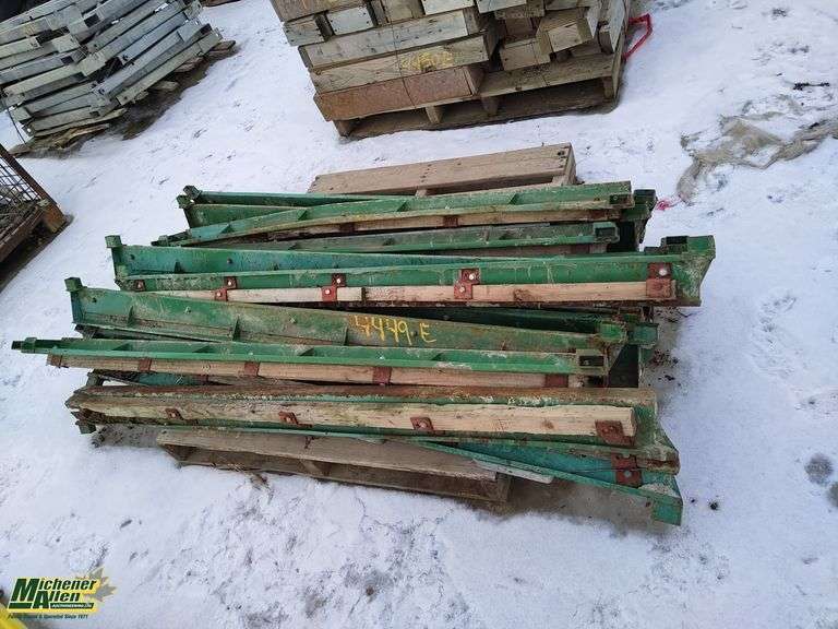 Pallet with Shoring Beams - Michener Allen Auctioneering Ltd
