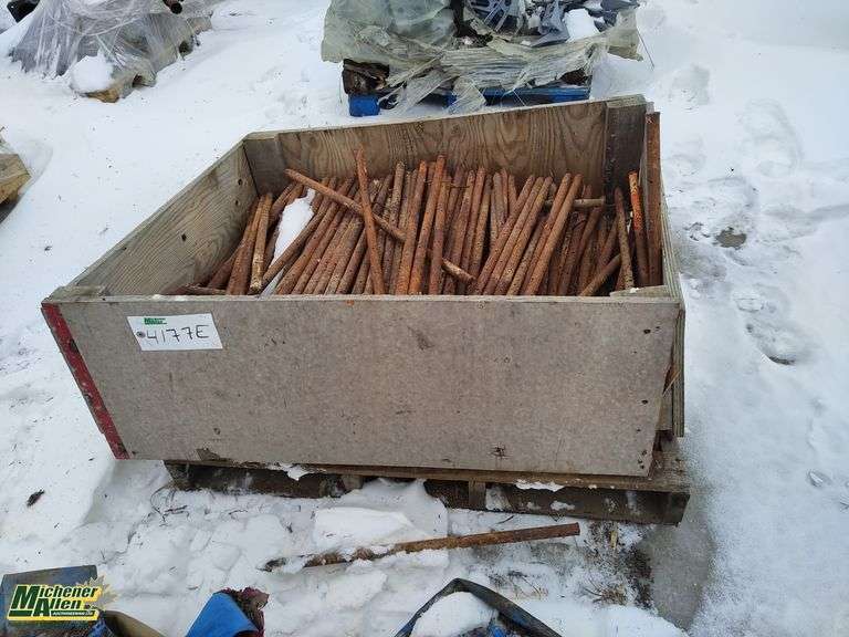 1 Crate of Steel Concrete Forming Pins - Michener Allen Auctioneering Ltd