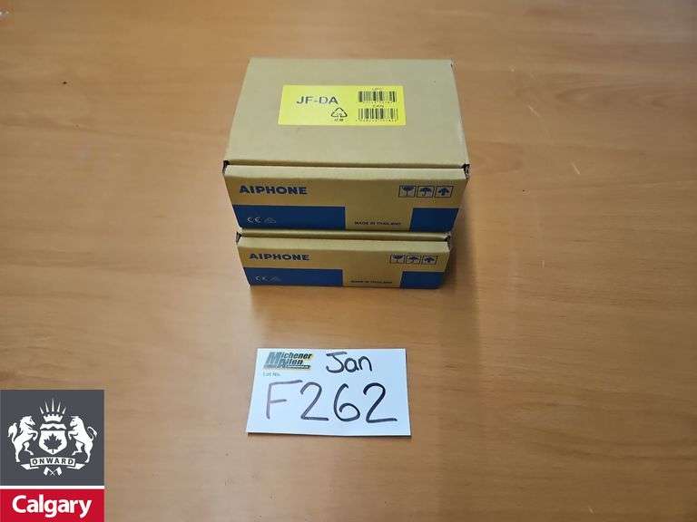2x JF-DA AIphone - Michener Allen Auctioneering Ltd