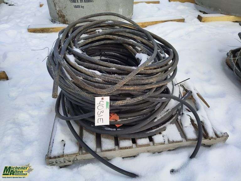 Pallet with 3 Conductor 6 AWG Aluminum Armoured Tech Cable - Michener ...