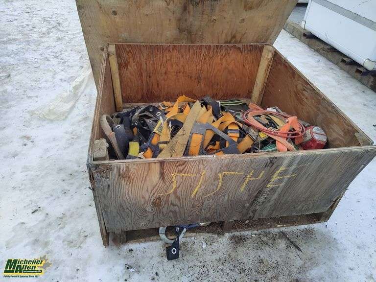 Crate with Assorted Fall Arrest Harnesses - Michener Allen ...