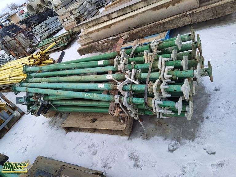 Pallet with Shoring Posts - Michener Allen Auctioneering Ltd