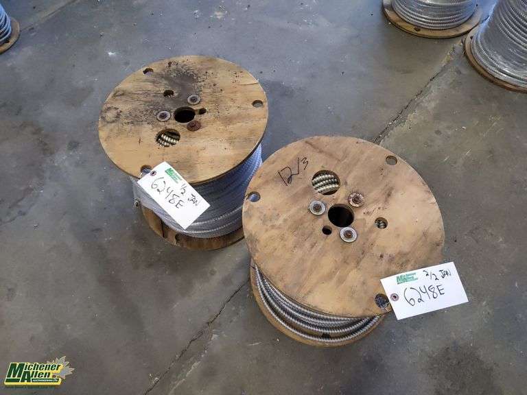 2 Spools of 3CRD 600V 12AWG Armoured Cable - Michener Allen ...