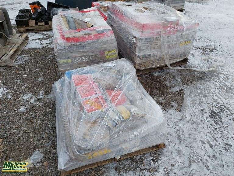 3 Pallets Assorted Tiles and 1 Pallet of Grout - Michener Allen ...