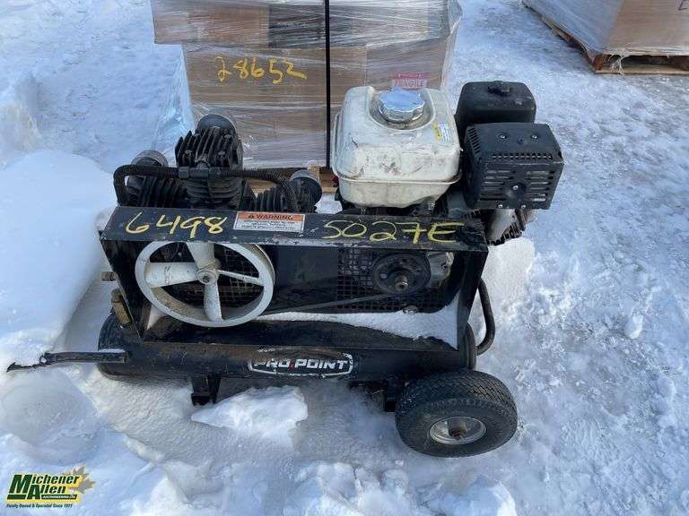 Pro Point Wheeled Air Compressor - Michener Allen Auctioneering Ltd
