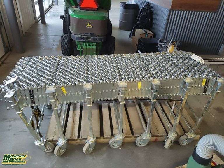 NestaFlex 376 AL/FL Gravity Skate Wheel Conveyor - Michener Allen ...