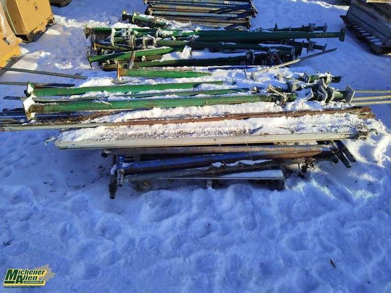 Pallet with Shoring Posts, Scaffolding Pieces - Michener Allen ...