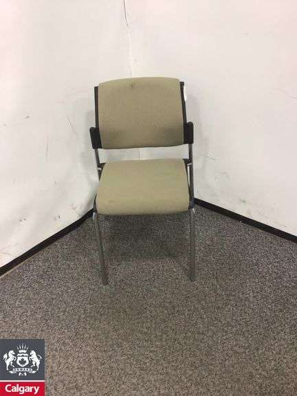 Global Sonic armless chair 4 post - Michener Allen Auctioneering Ltd